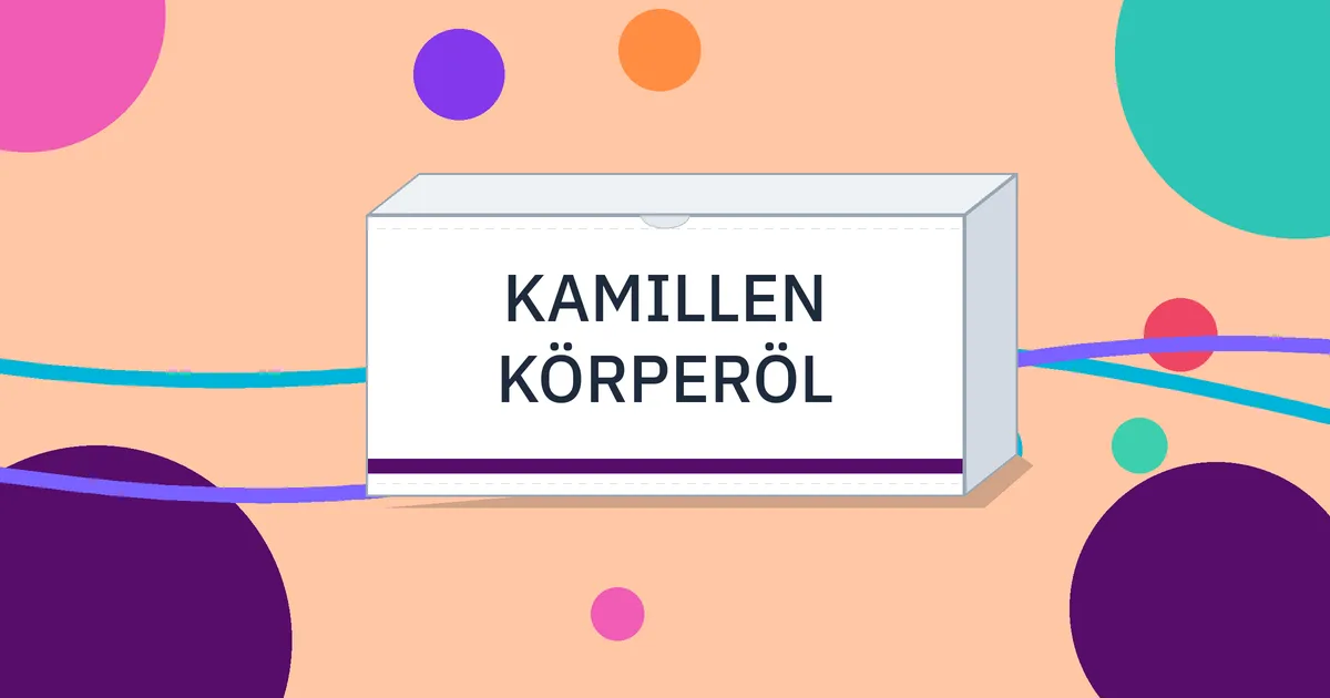 Symbolbild: Packung mit der Aufschrift KAMILLEN KÖRPERÖL (PZN 03435939) – Verfügbarkeit und Bezug in Apotheken in Frankfurt am Main