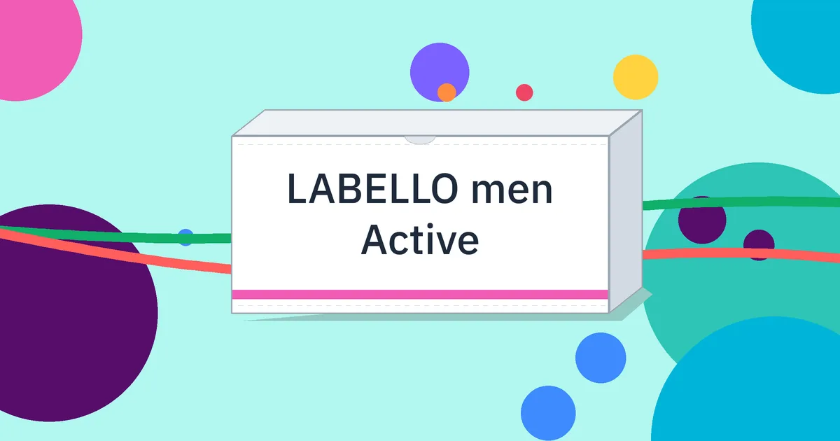 Symbolbild: Packung mit der Aufschrift LABELLO men Active (PZN 17625738) – Verfügbarkeit und Bezug in Apotheken in Frankfurt am Main
