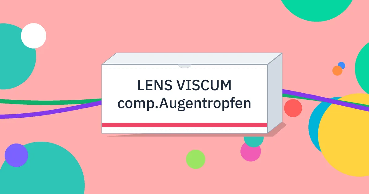 Symbolbild: Packung mit der Aufschrift LENS VISCUM comp.Augentropfen (PZN 01448240) – Verfügbarkeit und Bezug in Apotheken in Frankfurt am Main
