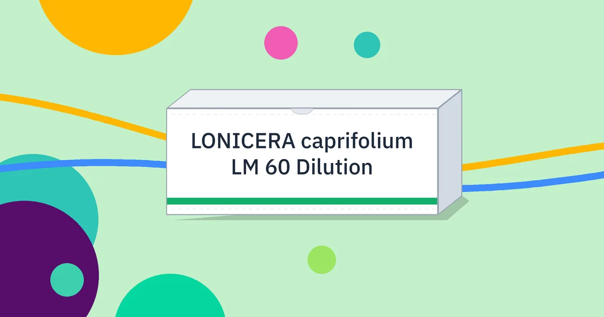 Symbolbild: Packung mit der Aufschrift LONICERA caprifolium LM 60 Dilution (PZN 13535978) – Verfügbarkeit und Bezug in Apotheken in Frankfurt am Main