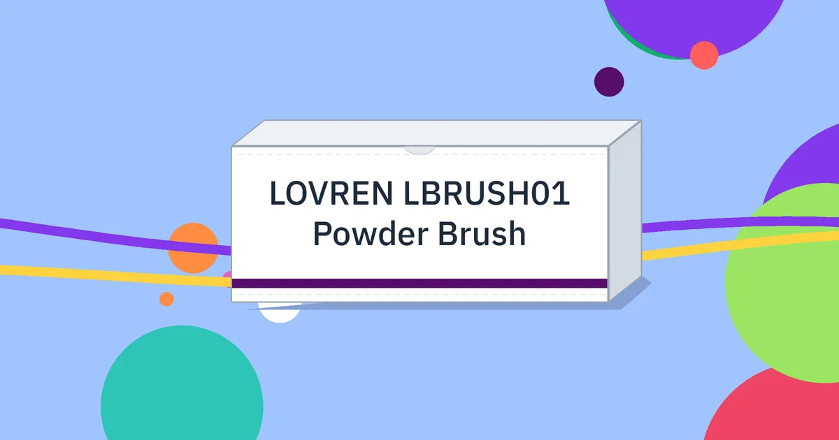Symbolbild: Packung mit der Aufschrift LOVREN LBRUSH01 Powder Brush (PZN 20578600) – Verfügbarkeit und Bezug in Apotheken in Frankfurt am Main