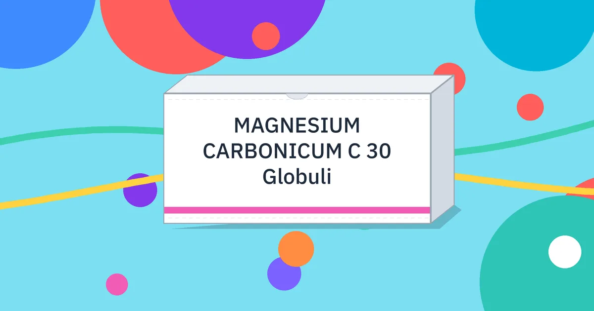 Symbolbild: Packung mit der Aufschrift MAGNESIUM CARBONICUM C 30 Globuli (PZN 14052940) – Verfügbarkeit und Bezug in Apotheken in Frankfurt am Main