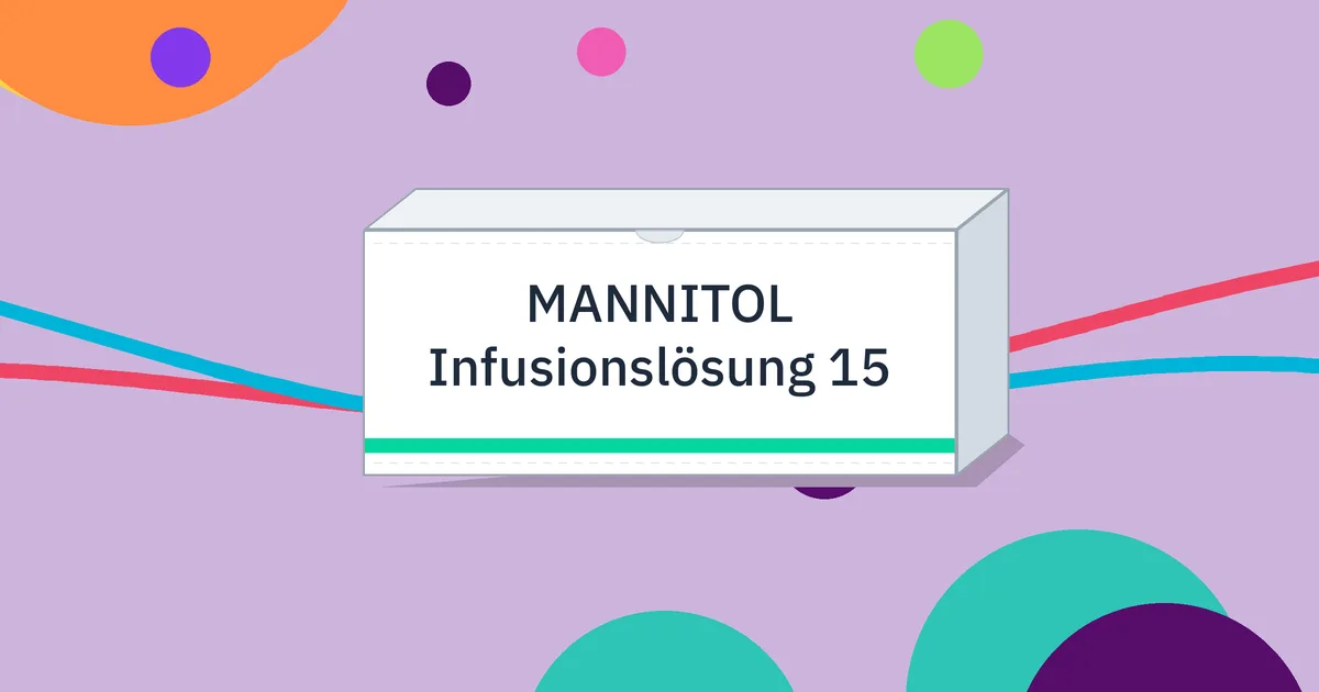 Symbolbild: Packung mit der Aufschrift MANNITOL Infusionslösung 15 (PZN 07511117) – Verfügbarkeit und Bezug in Apotheken in Frankfurt am Main