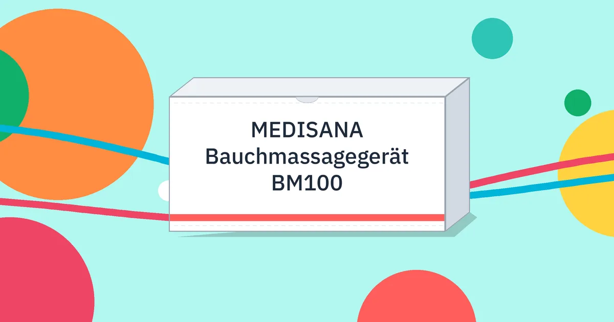 Symbolbild: Packung mit der Aufschrift MEDISANA Bauchmassagegerät BM100 (PZN 20902288) – Verfügbarkeit und Bezug in Apotheken in Frankfurt am Main