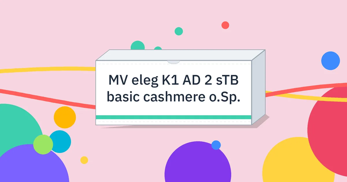 Symbolbild: Packung mit der Aufschrift MV eleg K1 AD 2 sTB basic cashmere o.Sp. (PZN 14651899) – Verfügbarkeit und Bezug in Apotheken in Frankfurt am Main