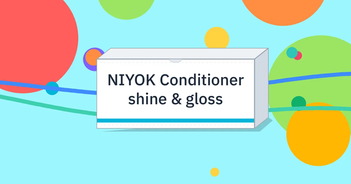 Symbolbild: Packung mit der Aufschrift NIYOK Conditioner shine & gloss (PZN 20849737) – Verfügbarkeit und Bezug in Apotheken in Frankfurt am Main