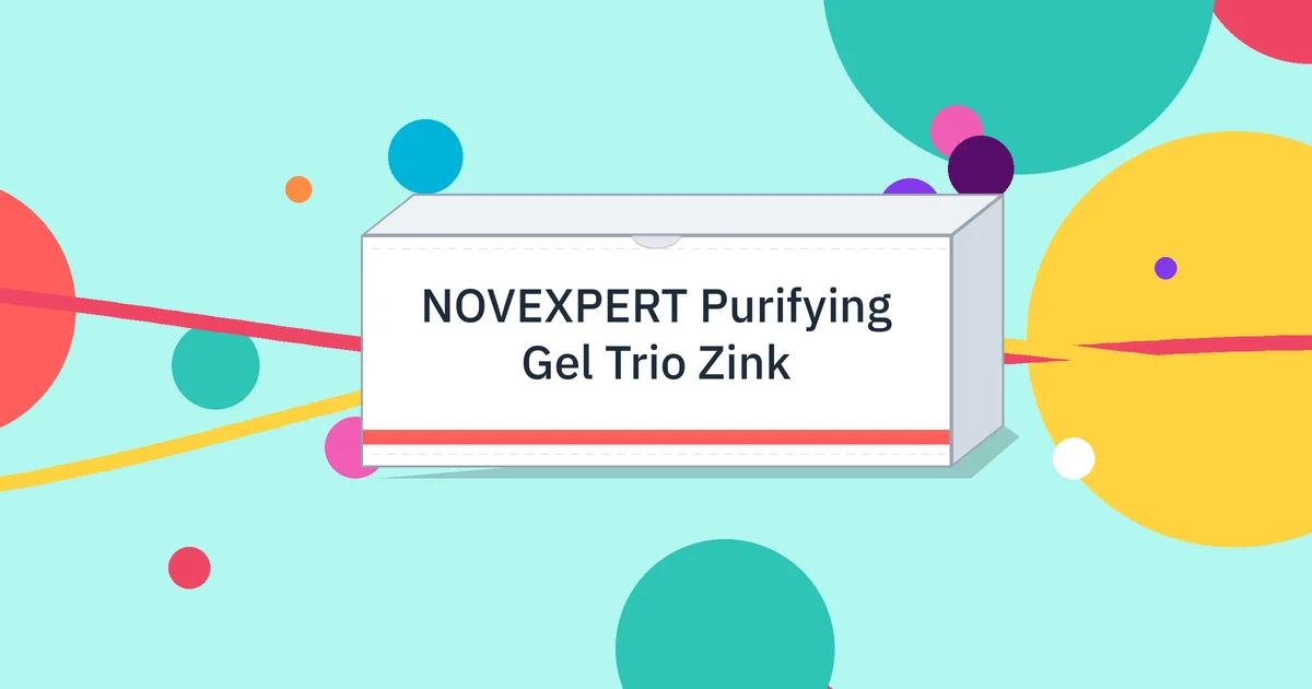 Symbolbild: Packung mit der Aufschrift NOVEXPERT Purifying Gel Trio Zink (PZN 19147533) – Verfügbarkeit und Bezug in Apotheken in Frankfurt am Main