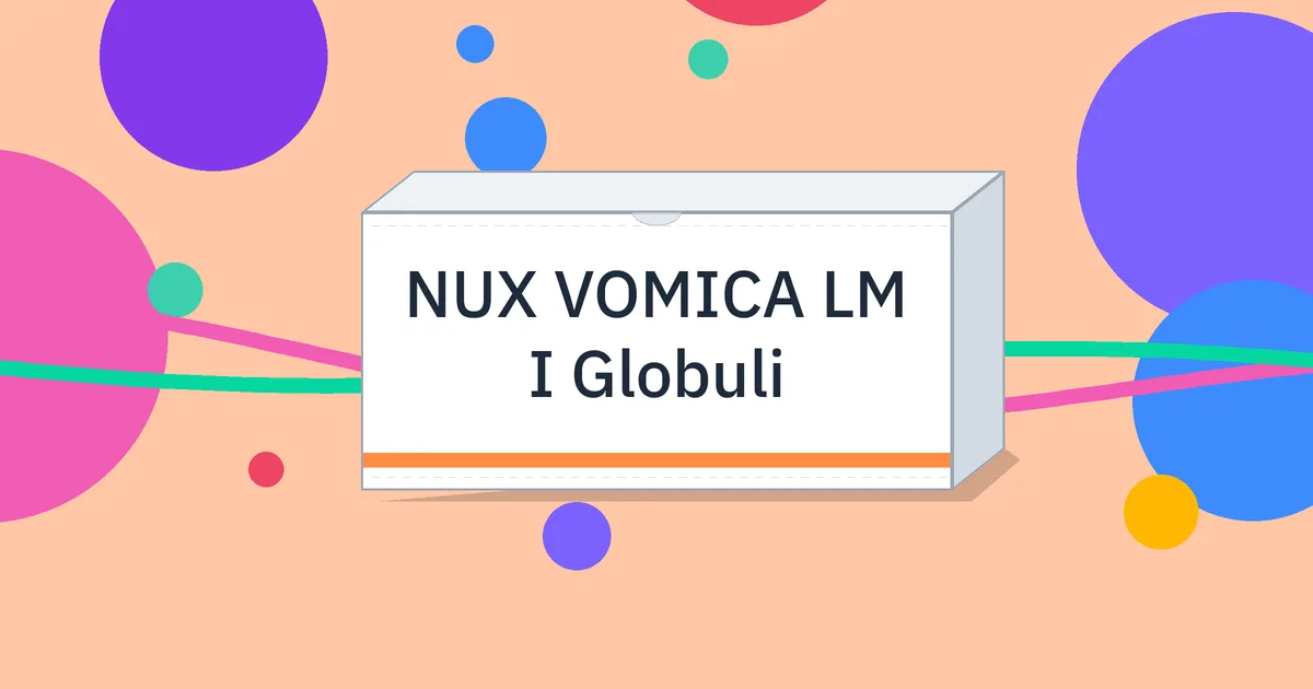 Symbolbild: Packung mit der Aufschrift NUX VOMICA LM I Globuli (PZN 07596154) – Verfügbarkeit und Bezug in Apotheken in Frankfurt am Main