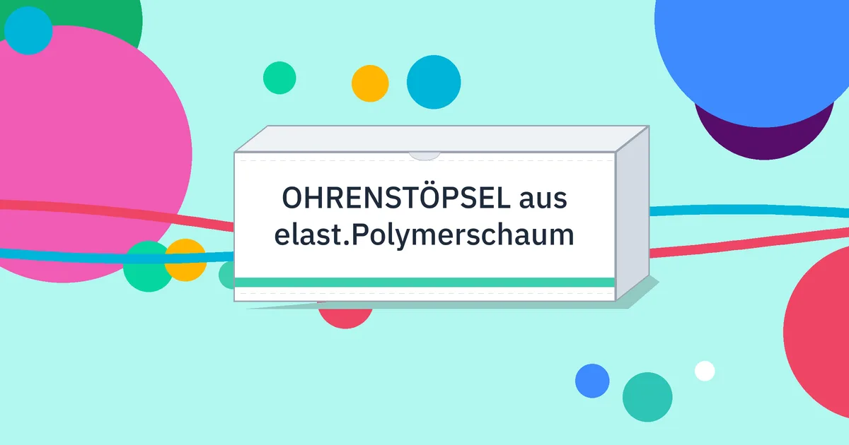 Symbolbild: Packung mit der Aufschrift OHRENSTÖPSEL aus elast.Polymerschaum (PZN 11025730) – Verfügbarkeit und Bezug in Apotheken in Frankfurt am Main