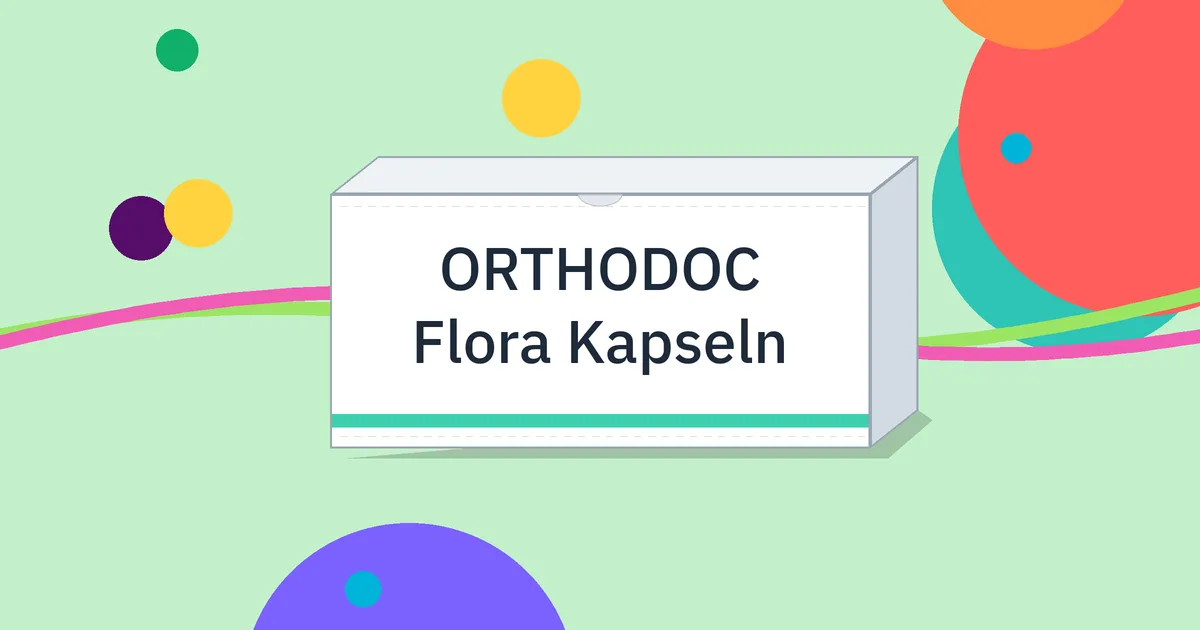 Symbolbild: Packung mit der Aufschrift ORTHODOC Flora Kapseln (PZN 05356836) – Verfügbarkeit und Bezug in Apotheken in Frankfurt am Main