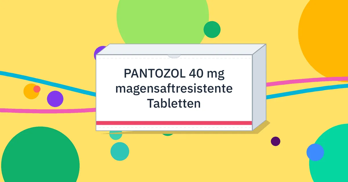 Symbolbild: Packung mit der Aufschrift PANTOZOL 40 mg magensaftresistente Tabletten (PZN 19123113) – Verfügbarkeit und Bezug in Apotheken in Frankfurt am Main