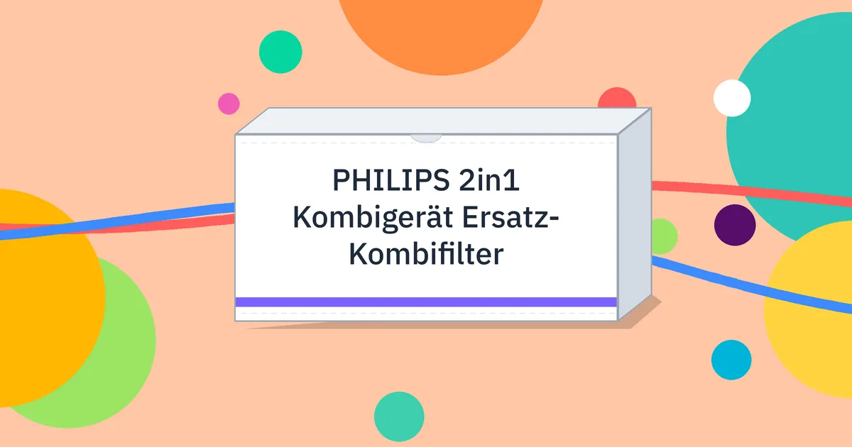 Symbolbild: Packung mit der Aufschrift PHILIPS 2in1 Kombigerät Ersatz-Kombifilter (PZN 03109542) – Verfügbarkeit und Bezug in Apotheken in Frankfurt am Main