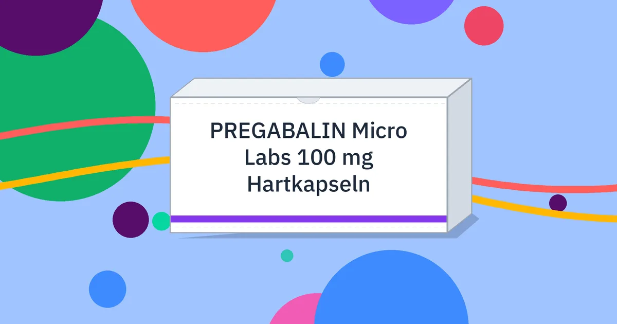 Symbolbild: Packung mit der Aufschrift PREGABALIN Micro Labs 100 mg Hartkapseln (PZN 19377517) – Verfügbarkeit und Bezug in Apotheken in Frankfurt am Main