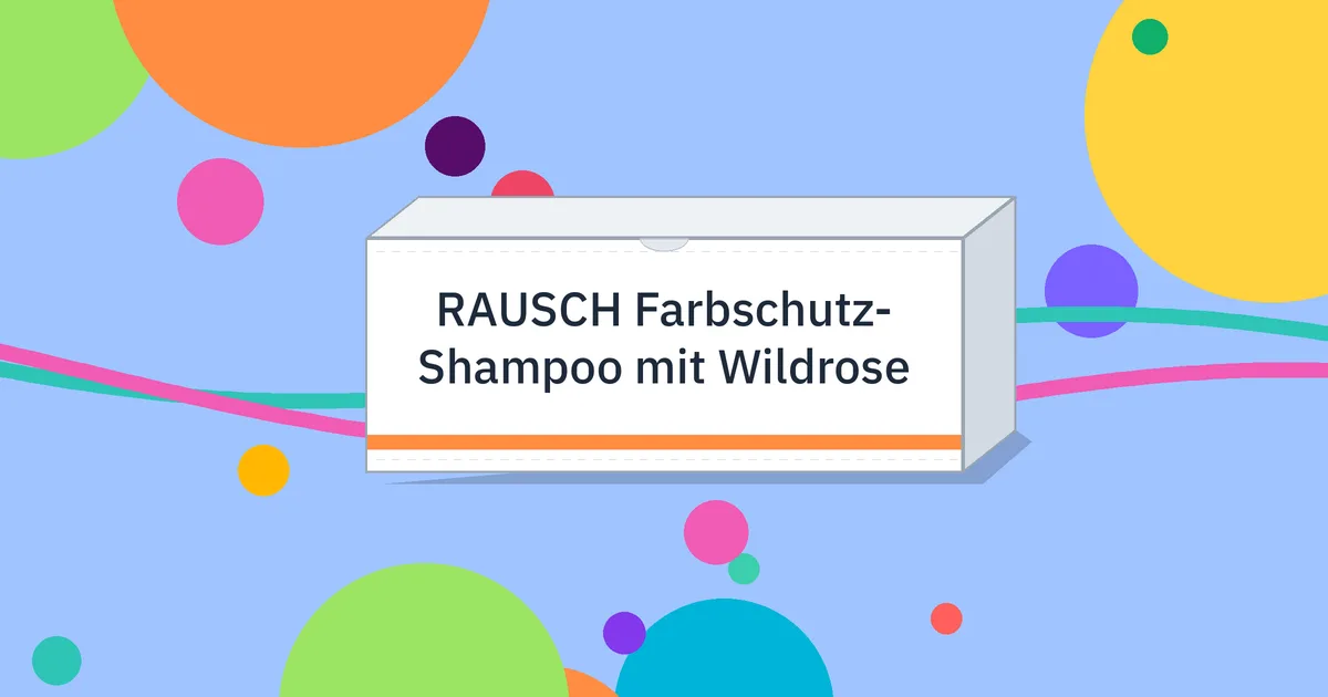Symbolbild: Packung mit der Aufschrift RAUSCH Farbschutz-Shampoo mit Wildrose (PZN 19438035) – Verfügbarkeit und Bezug in Apotheken in Frankfurt am Main