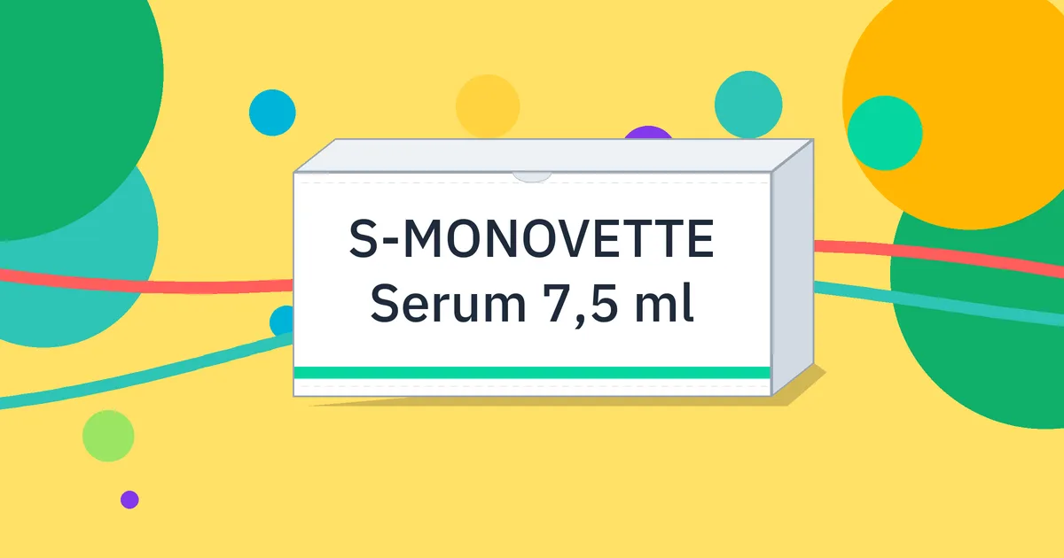 Symbolbild: Packung mit der Aufschrift S-MONOVETTE Serum 7,5 ml (PZN 10259880) – Verfügbarkeit und Bezug in Apotheken in Frankfurt am Main