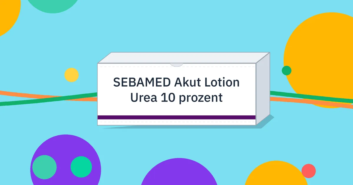 Symbolbild: Packung mit der Aufschrift SEBAMED Akut Lotion Urea 10 prozent (PZN 19949474) – Verfügbarkeit und Bezug in Apotheken in Frankfurt am Main