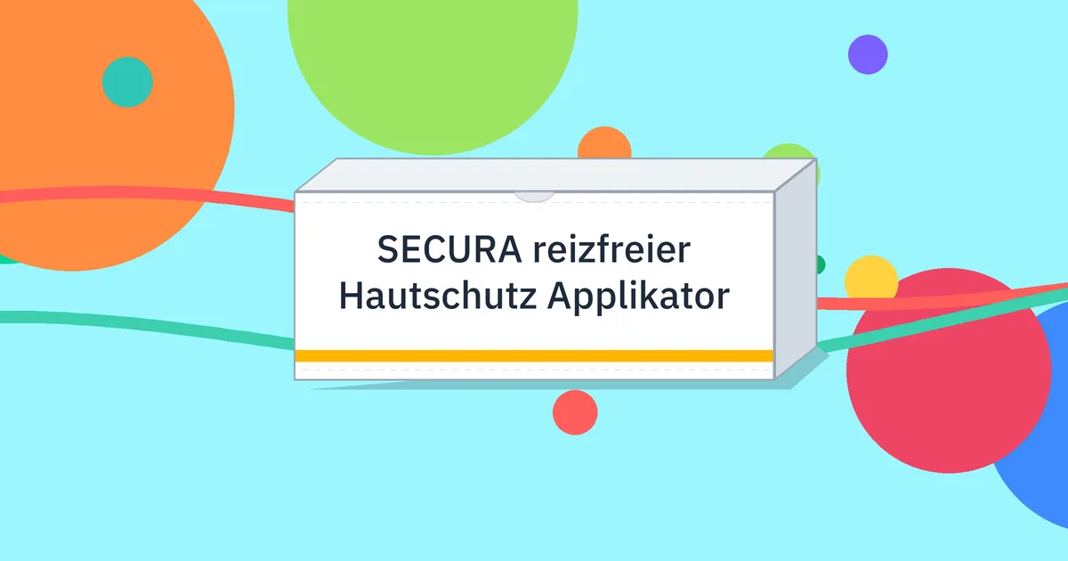 Symbolbild: Packung mit der Aufschrift SECURA reizfreier Hautschutz Applikator (PZN 13348041) – Verfügbarkeit und Bezug in Apotheken in Frankfurt am Main