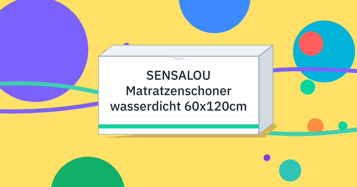 Symbolbild: Packung mit der Aufschrift SENSALOU Matratzenschoner wasserdicht 60x120cm (PZN 19227640) – Verfügbarkeit und Bezug in Apotheken in Frankfurt am Main