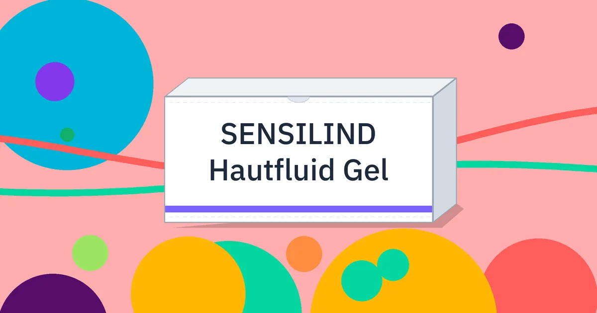 Symbolbild: Packung mit der Aufschrift SENSILIND Hautfluid Gel (PZN 09902230) – Verfügbarkeit und Bezug in Apotheken in Frankfurt am Main