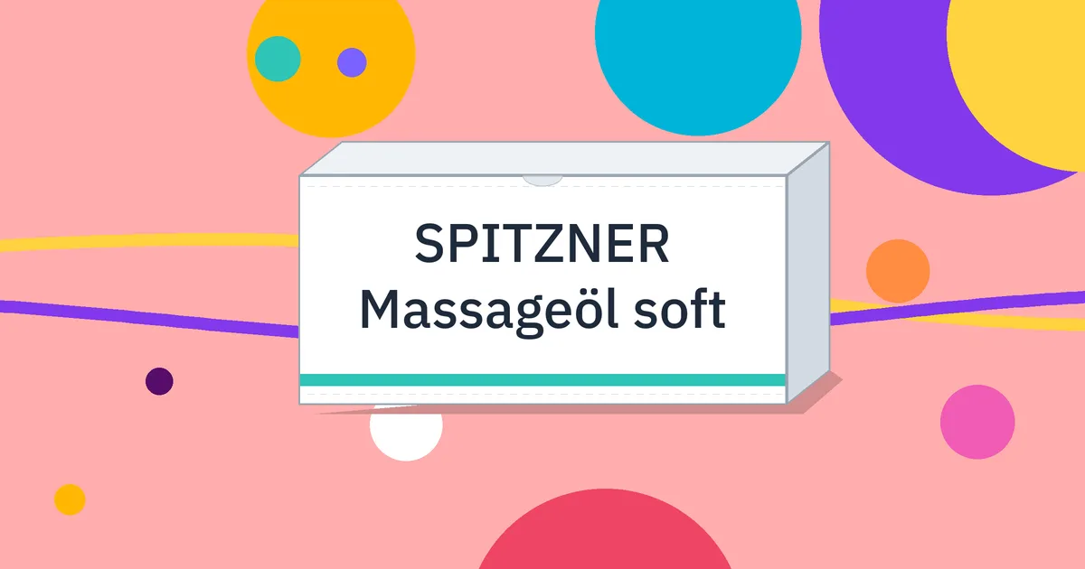 Symbolbild: Packung mit der Aufschrift SPITZNER Massageöl soft (PZN 02406019) – Verfügbarkeit und Bezug in Apotheken in Frankfurt am Main