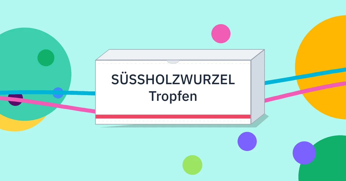 Symbolbild: Packung mit der Aufschrift SÜSSHOLZWURZEL Tropfen (PZN 18396398) – Verfügbarkeit und Bezug in Apotheken in Frankfurt am Main