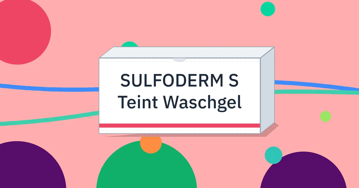Symbolbild: Packung mit der Aufschrift SULFODERM S Teint Waschgel (PZN 19536921) – Verfügbarkeit und Bezug in Apotheken in Frankfurt am Main