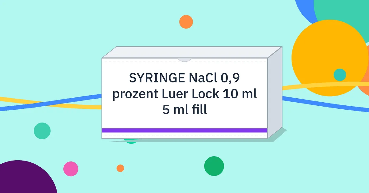 Symbolbild: Packung mit der Aufschrift SYRINGE NaCl 0,9 prozent Luer Lock 10 ml 5 ml fill (PZN 17984851) – Verfügbarkeit und Bezug in Apotheken in Frankfurt am Main