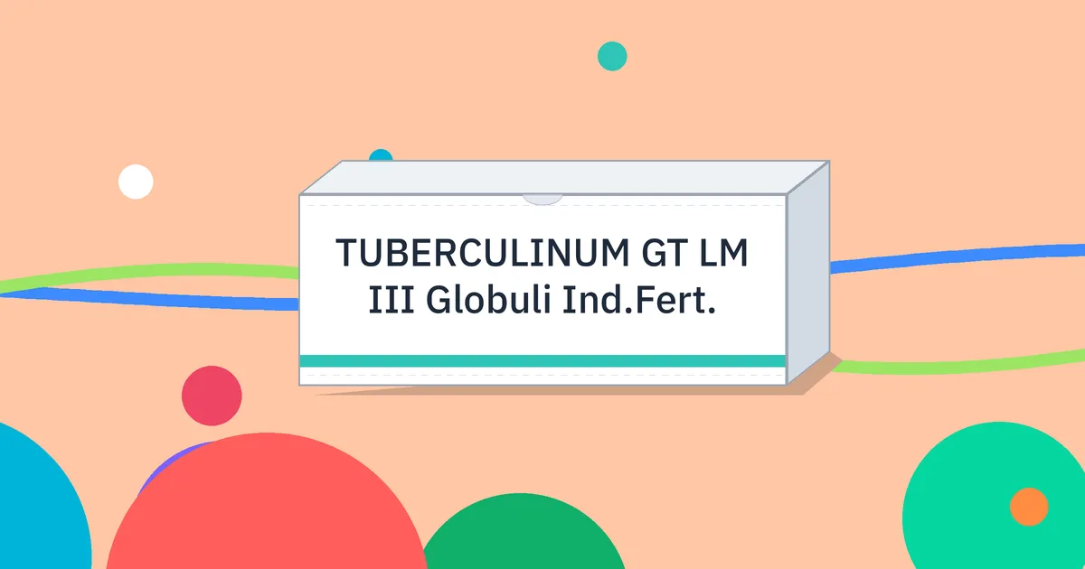 Symbolbild: Packung mit der Aufschrift TUBERCULINUM GT LM III Globuli Ind.Fert. (PZN 17667671) – Verfügbarkeit und Bezug in Apotheken in Frankfurt am Main