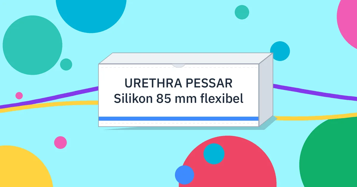 Symbolbild: Packung mit der Aufschrift URETHRA PESSAR Silikon 85 mm flexibel (PZN 04845651) – Verfügbarkeit und Bezug in Apotheken in Frankfurt am Main