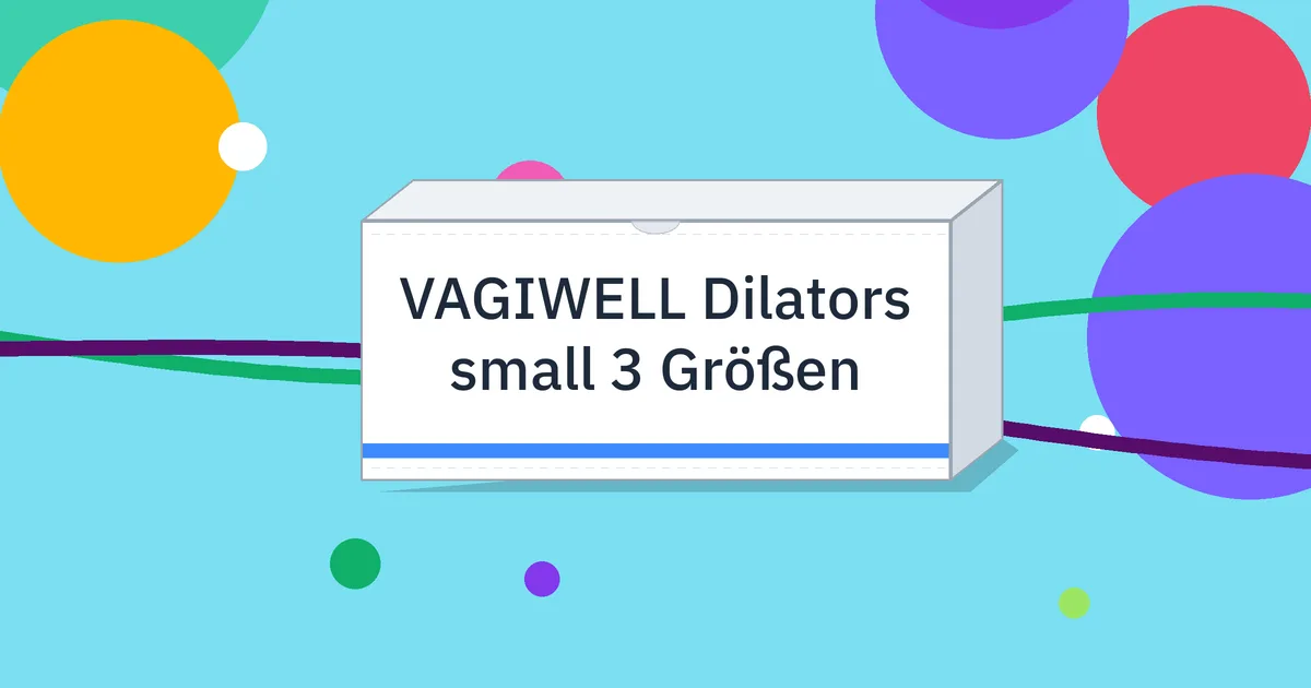 Symbolbild: Packung mit der Aufschrift VAGIWELL Dilators small 3 Größen (PZN 10224640) – Verfügbarkeit und Bezug in Apotheken in Frankfurt am Main