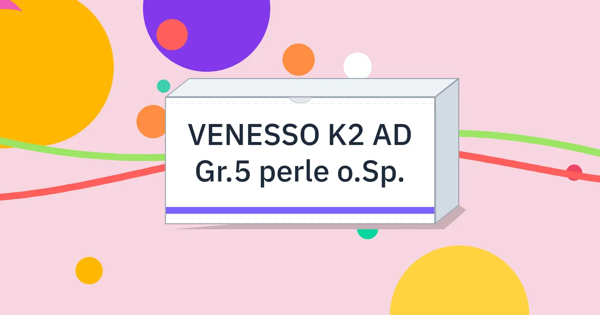 Symbolbild: Packung mit der Aufschrift VENESSO K2 AD Gr.5 perle o.Sp. (PZN 03259483) – Verfügbarkeit und Bezug in Apotheken in Frankfurt am Main