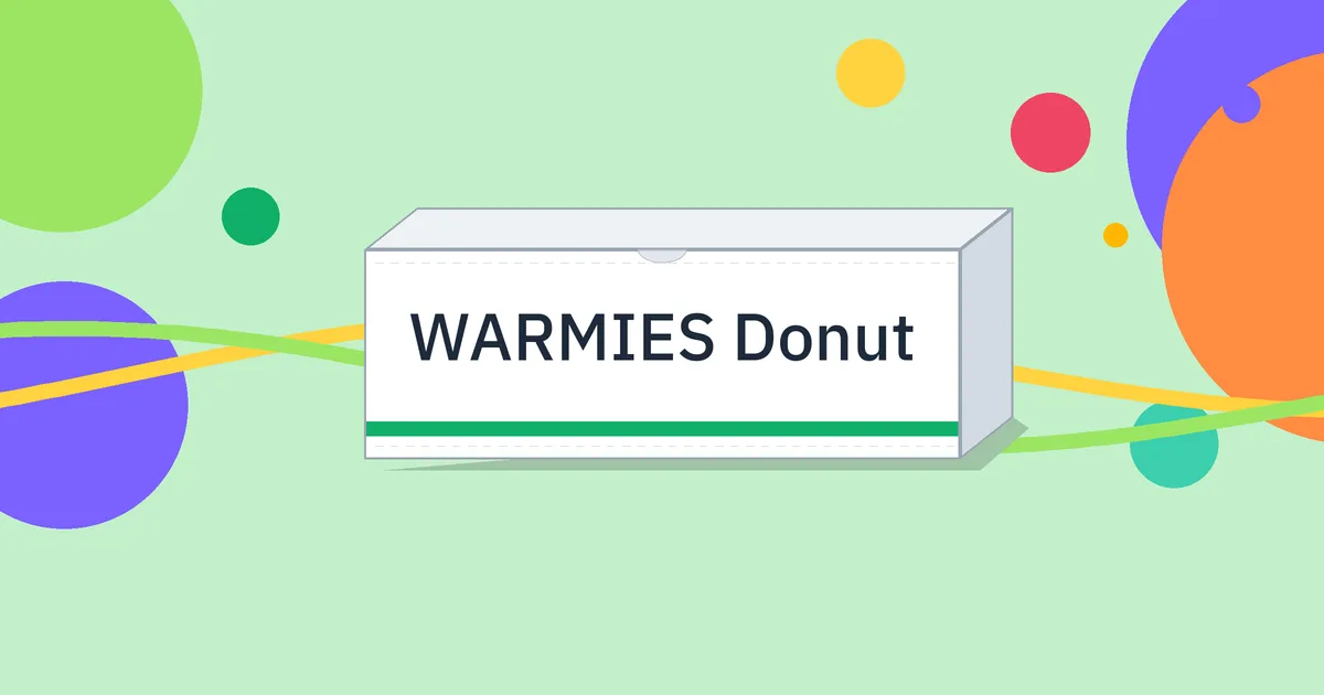 Symbolbild: Packung mit der Aufschrift WARMIES Donut (PZN 19277804) – Verfügbarkeit und Bezug in Apotheken in Frankfurt am Main