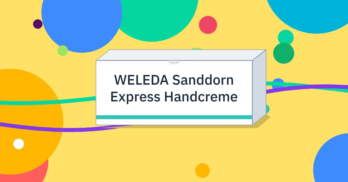 Symbolbild: Packung mit der Aufschrift WELEDA Sanddorn Express Handcreme (PZN 15876784) – Verfügbarkeit und Bezug in Apotheken in Frankfurt am Main
