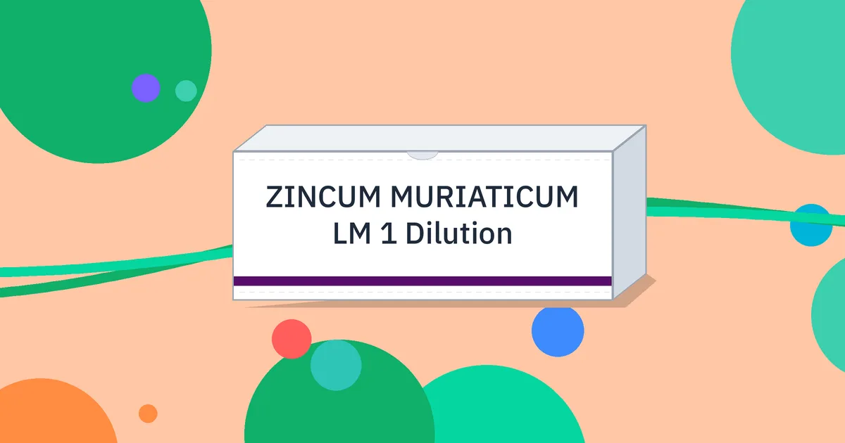 Symbolbild: Packung mit der Aufschrift ZINCUM MURIATICUM LM 1 Dilution (PZN 13295385) – Verfügbarkeit und Bezug in Apotheken in Frankfurt am Main