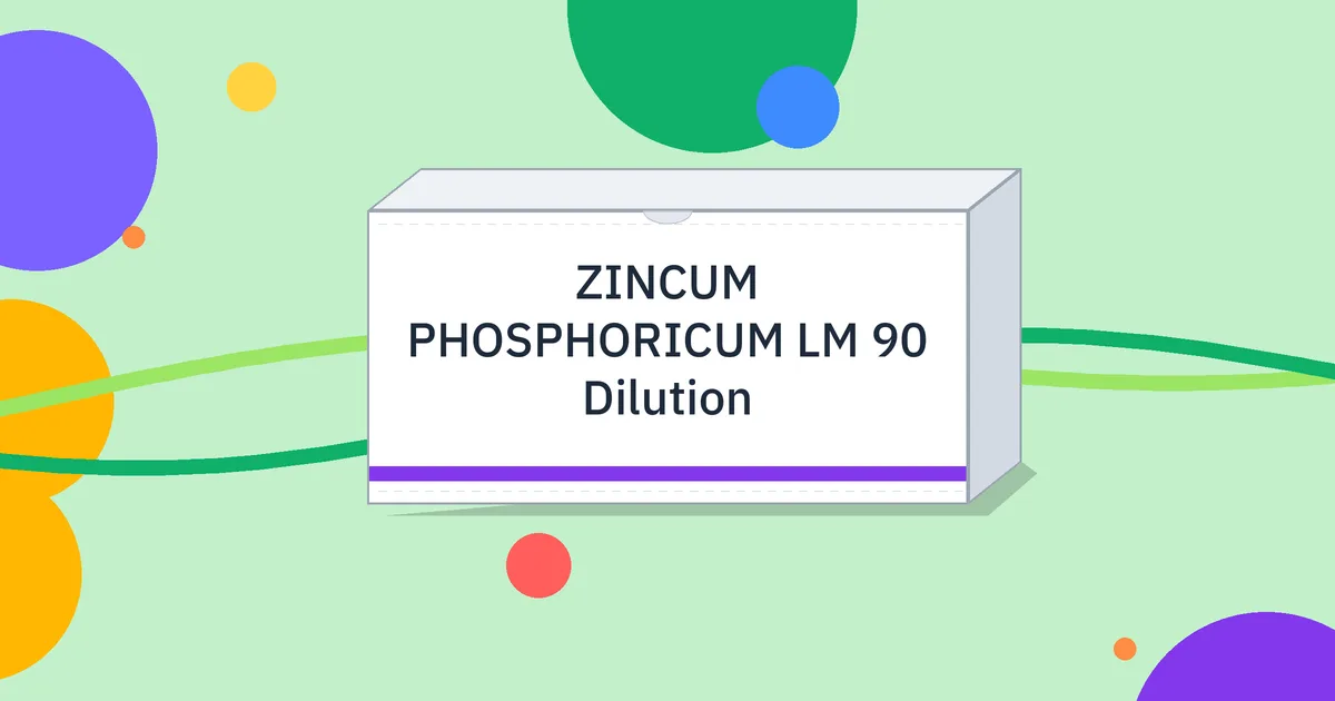Symbolbild: Packung mit der Aufschrift ZINCUM PHOSPHORICUM LM 90 Dilution (PZN 13297906) – Verfügbarkeit und Bezug in Apotheken in Frankfurt am Main