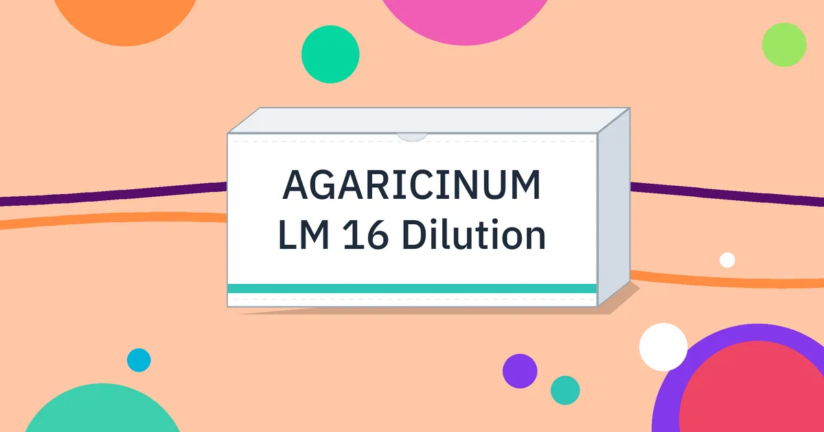 Symbolbild: Packung mit der Aufschrift AGARICINUM LM 16 Dilution (PZN 13303009) – Verfügbarkeit und Bezug in Apotheken in Frankfurt am Main
