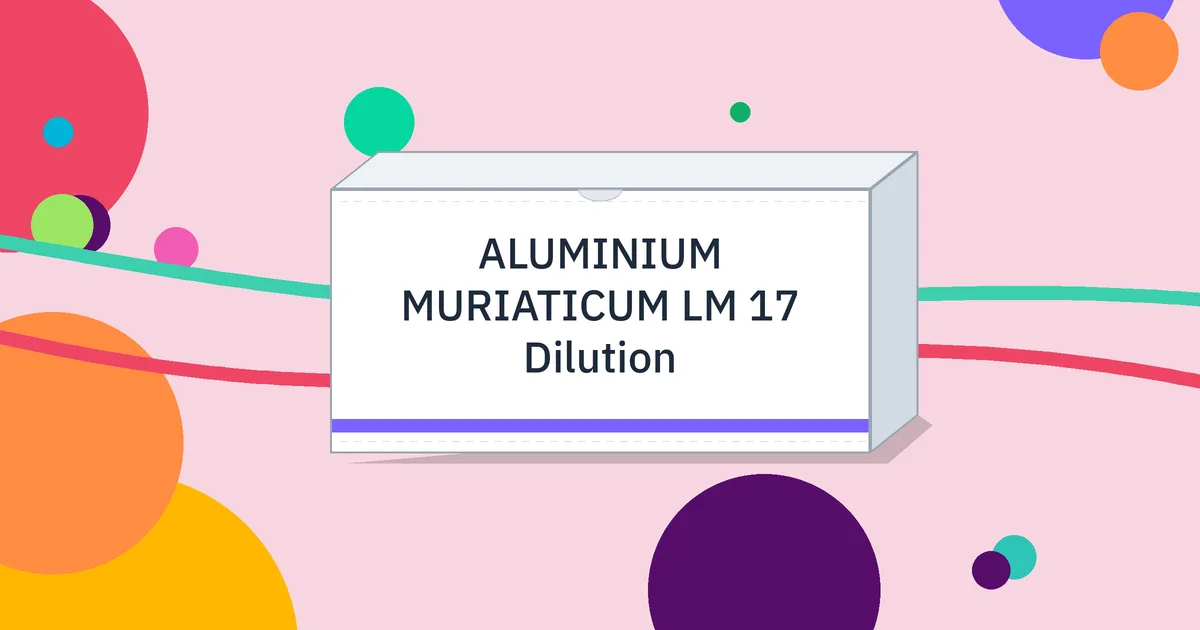 Symbolbild: Packung mit der Aufschrift ALUMINIUM MURIATICUM LM 17 Dilution (PZN 13316756) – Verfügbarkeit und Bezug in Apotheken in Frankfurt am Main