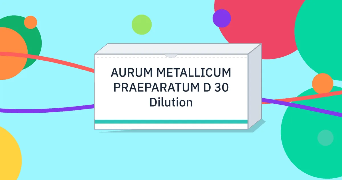 Symbolbild: Packung mit der Aufschrift AURUM METALLICUM PRAEPARATUM D 30 Dilution (PZN 18001425) – Verfügbarkeit und Bezug in Apotheken in Frankfurt am Main