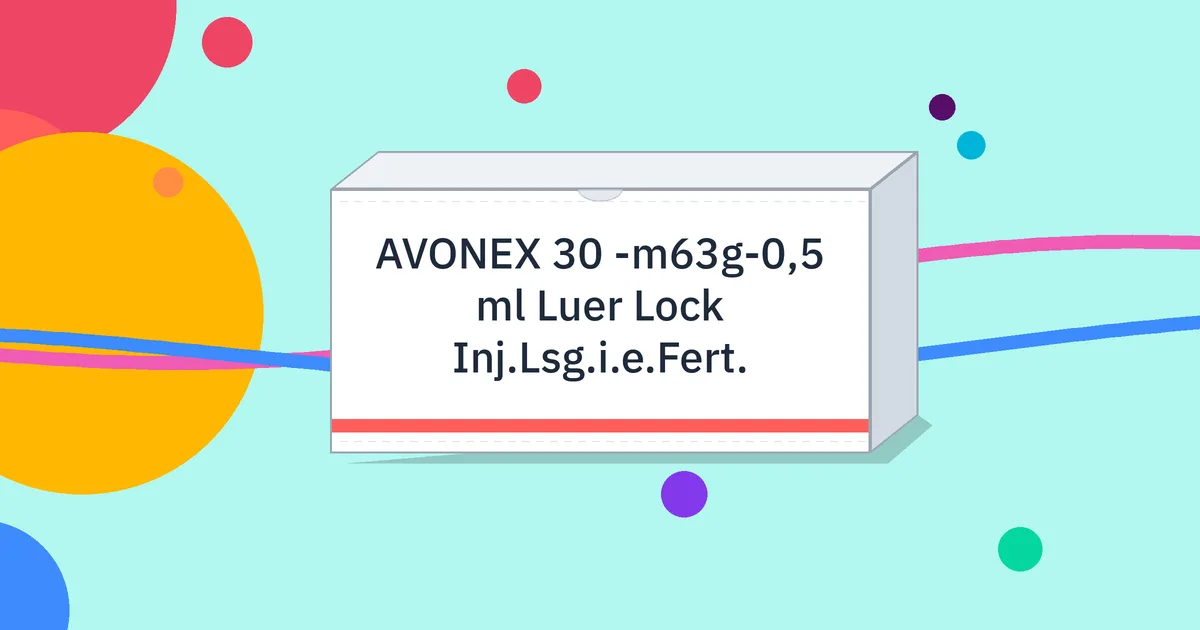 Symbolbild: Packung mit der Aufschrift AVONEX 30 -m63g-0,5 ml Luer Lock Inj.Lsg.i.e.Fert. (PZN 16875568) – Verfügbarkeit und Bezug in Apotheken in Frankfurt am Main