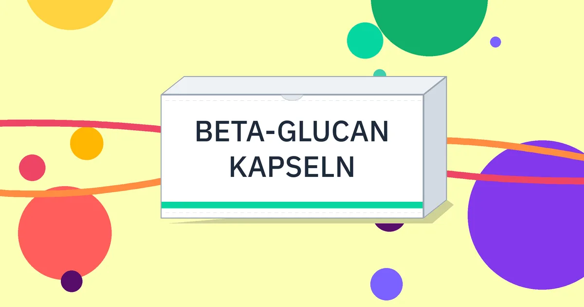 Symbolbild: Packung mit der Aufschrift BETA-GLUCAN KAPSELN (PZN 03300240) – Verfügbarkeit und Bezug in Apotheken in Frankfurt am Main
