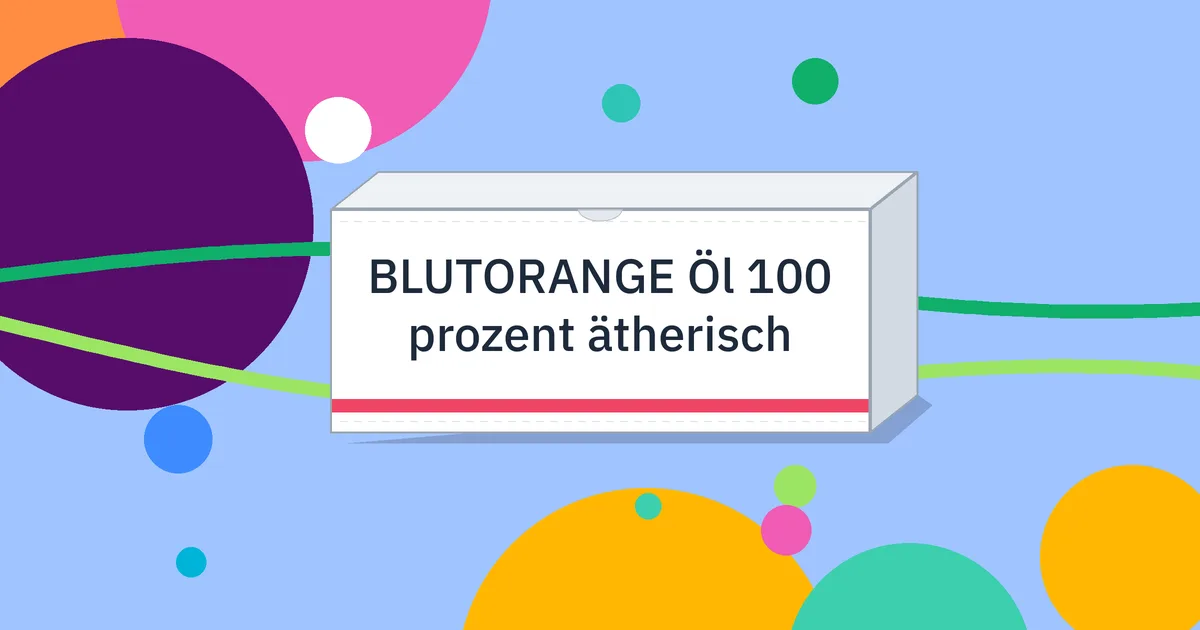 Symbolbild: Packung mit der Aufschrift BLUTORANGE Öl 100 prozent ätherisch (PZN 07205320) – Verfügbarkeit und Bezug in Apotheken in Frankfurt am Main