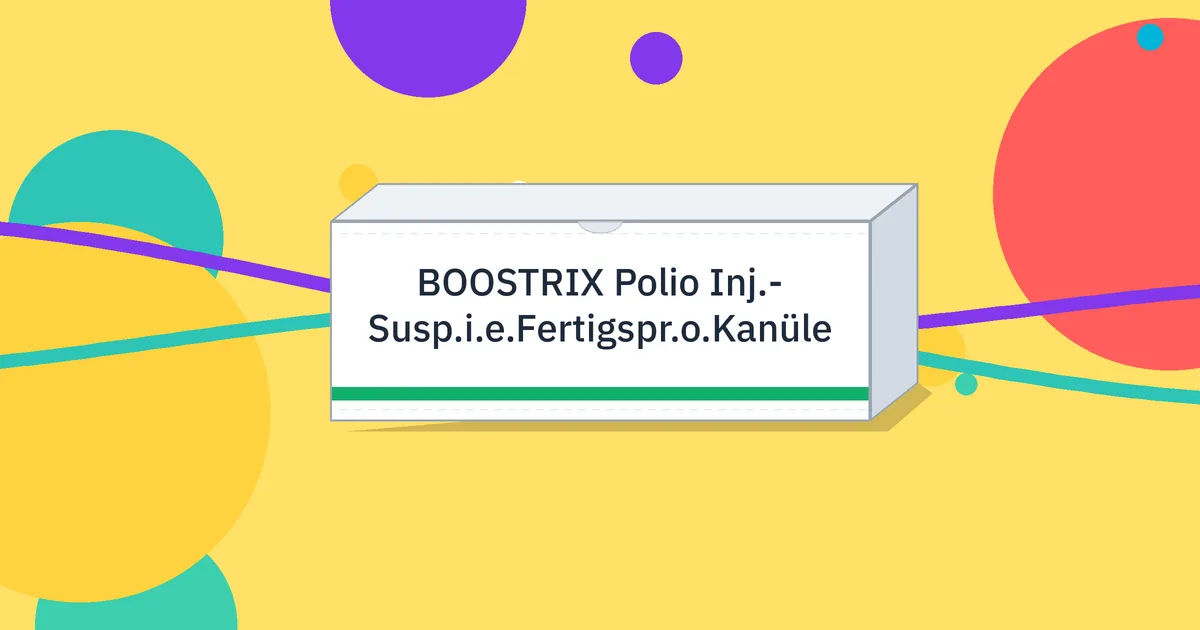 Symbolbild: Packung mit der Aufschrift BOOSTRIX Polio Inj.-Susp.i.e.Fertigspr.o.Kanüle (PZN 00762081) – Verfügbarkeit und Bezug in Apotheken in Frankfurt am Main