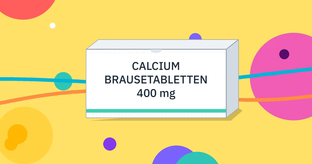 Symbolbild: Packung mit der Aufschrift CALCIUM BRAUSETABLETTEN 400 mg (PZN 16160970) – Verfügbarkeit und Bezug in Apotheken in Frankfurt am Main