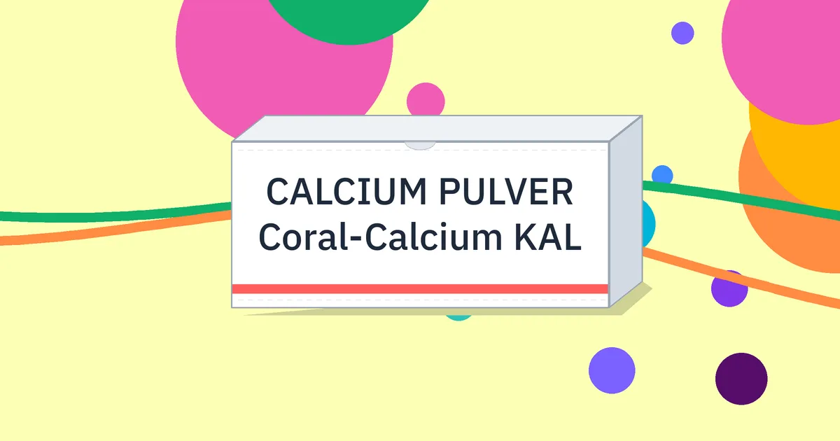 Symbolbild: Packung mit der Aufschrift CALCIUM PULVER Coral-Calcium KAL (PZN 17214573) – Verfügbarkeit und Bezug in Apotheken in Frankfurt am Main
