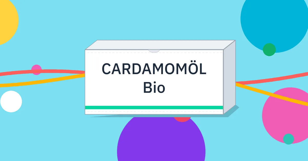 Symbolbild: Packung mit der Aufschrift CARDAMOMÖL Bio (PZN 09930769) – Verfügbarkeit und Bezug in Apotheken in Frankfurt am Main