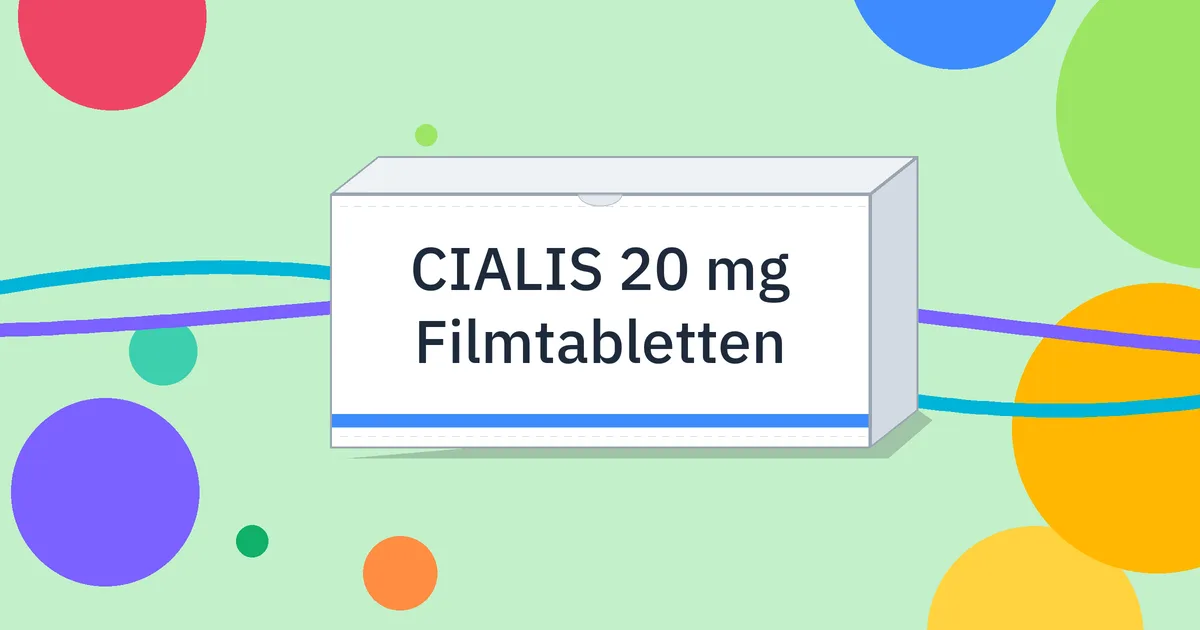 Symbolbild: Packung mit der Aufschrift CIALIS 20 mg Filmtabletten (PZN 04836333) – Verfügbarkeit und Bezug in Apotheken in Frankfurt am Main