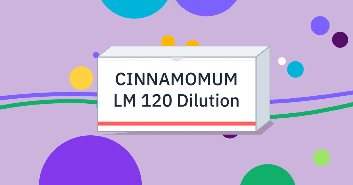 Symbolbild: Packung mit der Aufschrift CINNAMOMUM LM 120 Dilution (PZN 12821156) – Verfügbarkeit und Bezug in Apotheken in Frankfurt am Main