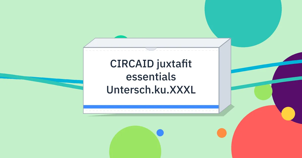 Symbolbild: Packung mit der Aufschrift CIRCAID juxtafit essentials Untersch.ku.XXXL (PZN 19824844) – Verfügbarkeit und Bezug in Apotheken in Frankfurt am Main