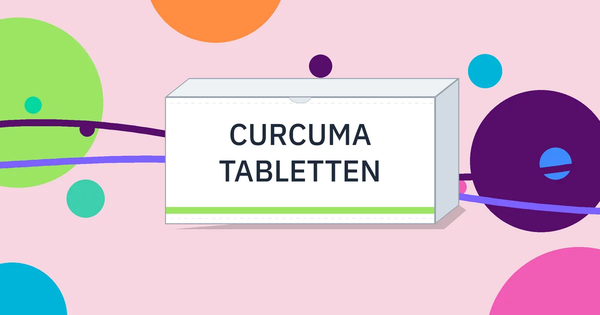 Symbolbild: Packung mit der Aufschrift CURCUMA TABLETTEN (PZN 10262965) – Verfügbarkeit und Bezug in Apotheken in Frankfurt am Main