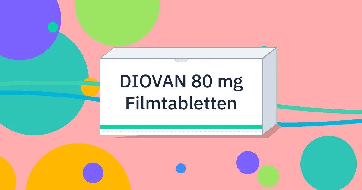Symbolbild: Packung mit der Aufschrift DIOVAN 80 mg Filmtabletten (PZN 10177308) – Verfügbarkeit und Bezug in Apotheken in Frankfurt am Main